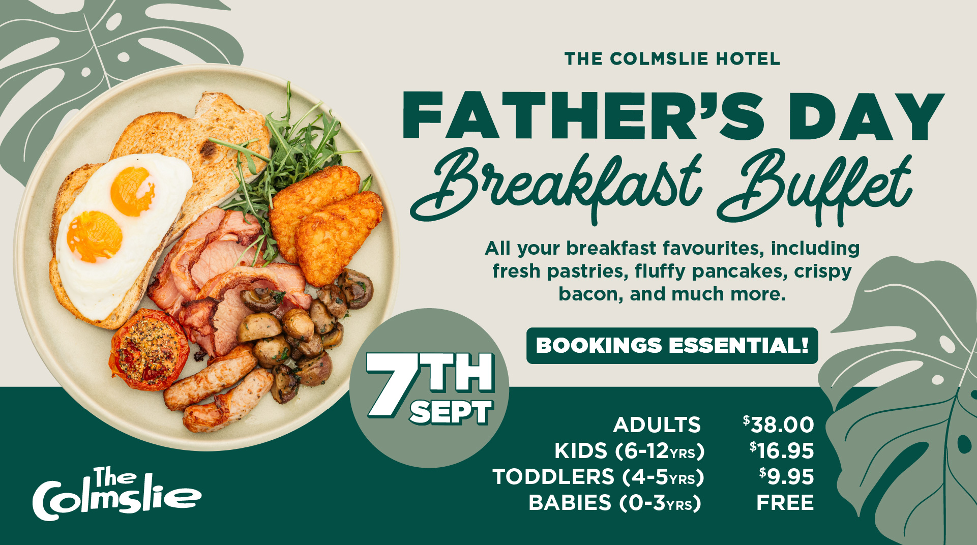 Father's Day Breakfast Buffet - The Colmslie Hotel - Brisbane Function ...