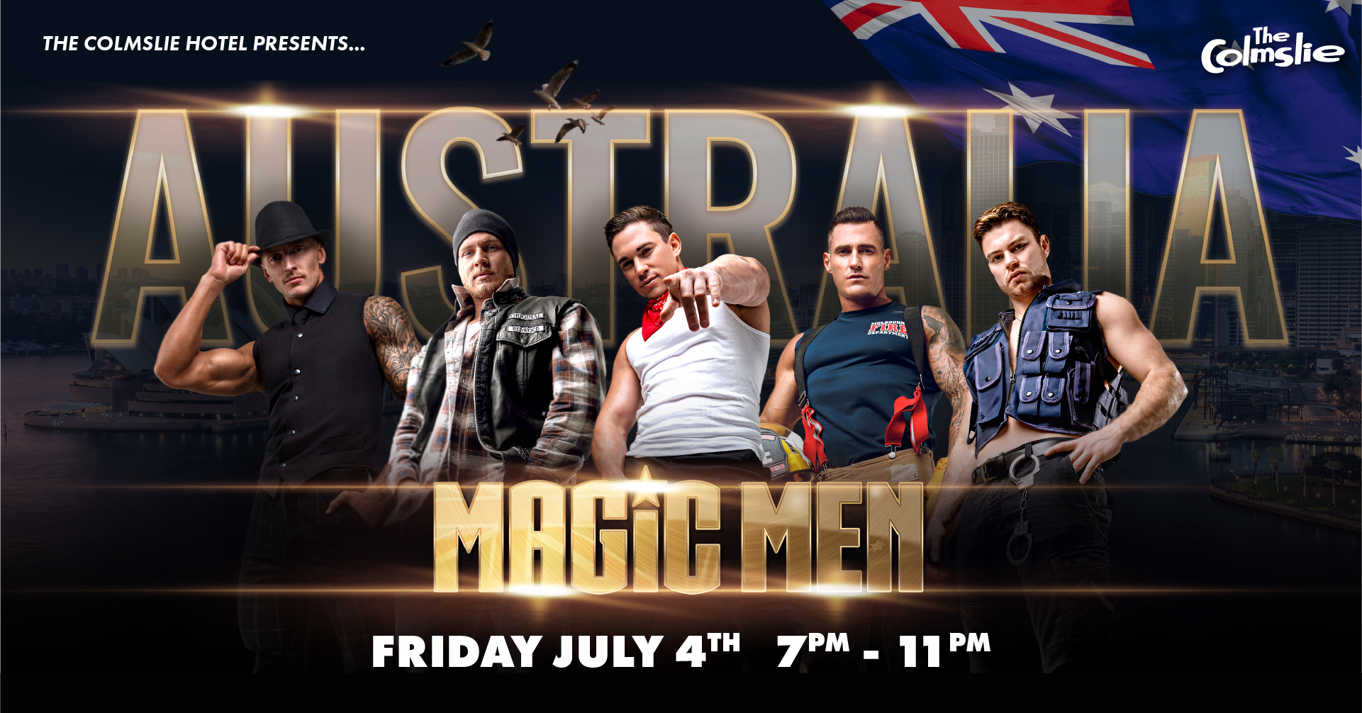 THE MAGIC MEN TAKE OVER THE COLMSLIE - The Colmslie Hotel - Brisbane ...